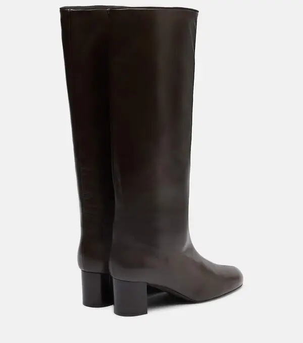 TOTEME Downtown Leather Knee-high Boots - Brown