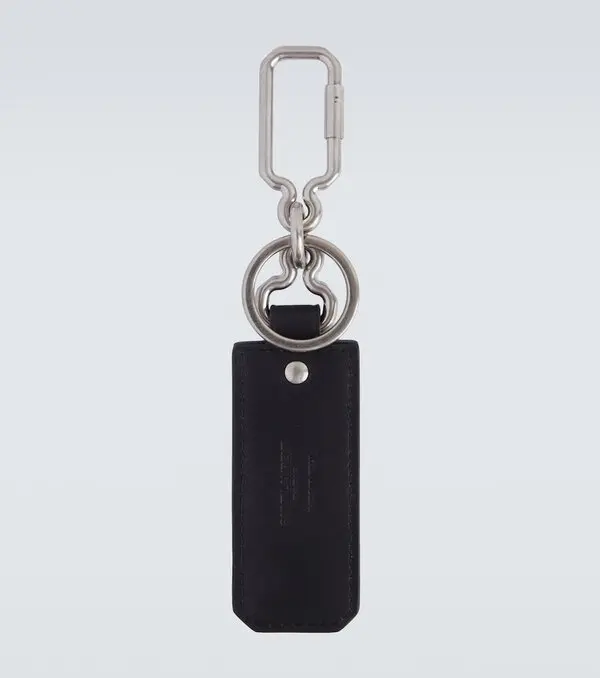 Saint Laurent Cassandre Leather Keychain