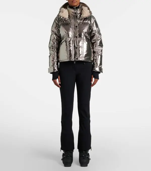 Moncler Calaque Metallic-effect Down Ski Jacket