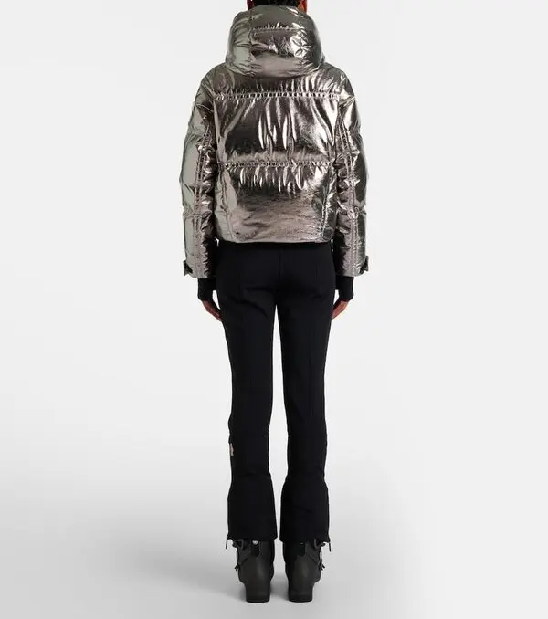 Moncler Calaque Metallic-effect Down Ski Jacket