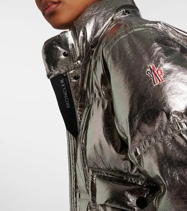 Moncler Calaque Metallic-effect Down Ski Jacket