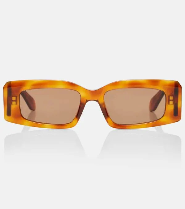 Alaïa Absolu Rectangle Sunglasses - Brown