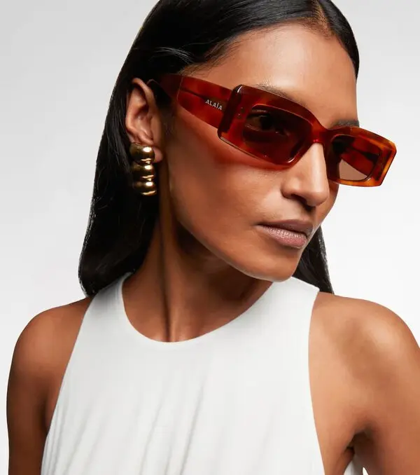 Alaïa Absolu Rectangle Sunglasses