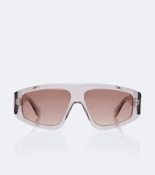 Alaïa Absolu Shield Sunglasses - Beige