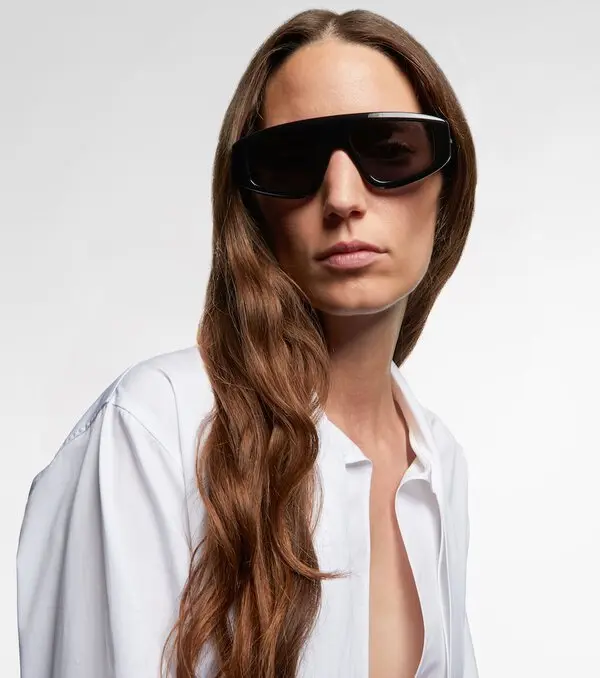 Alaïa Absolu Shield Sunglasses - Black