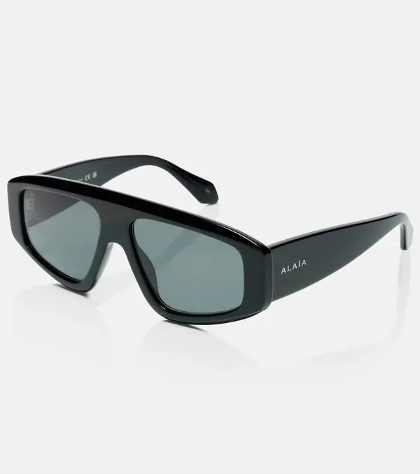 Alaïa Absolu Shield Sunglasses - Black