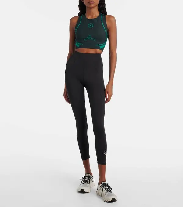 Adidas By Stella McCartney Logo Crop Top