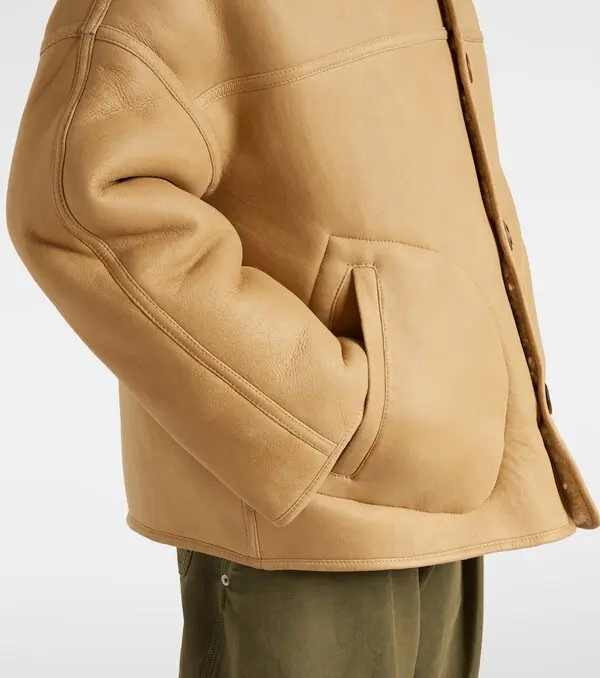 Polo Ralph Lauren Reversible Leather Jacket - Beige