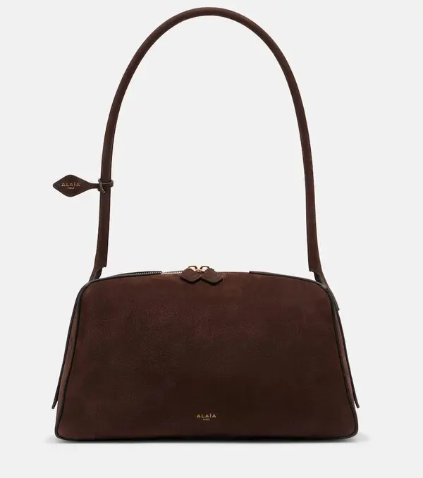 Alaïa Le Bouledogue Medium Leather Shoulder Bag - Brown