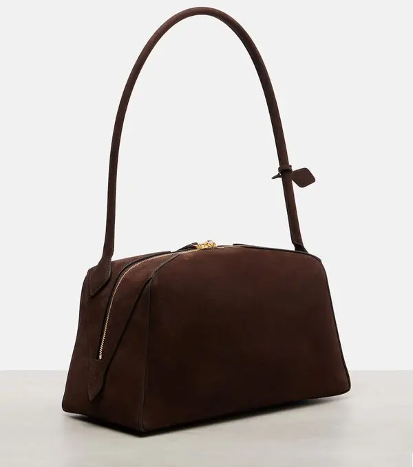 Alaïa Le Bouledogue Medium Leather Shoulder Bag - Brown