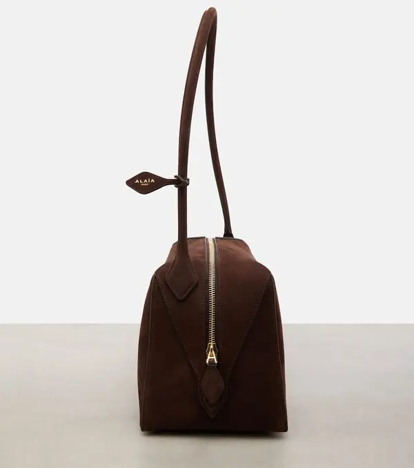 Alaïa Le Bouledogue Medium Leather Shoulder Bag - Brown