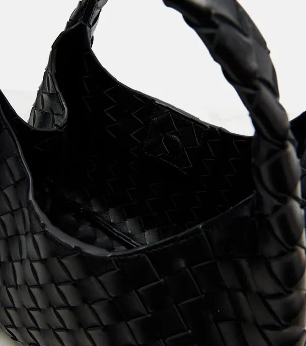 Bottega Veneta Campana Small Shoulder Bag - Black