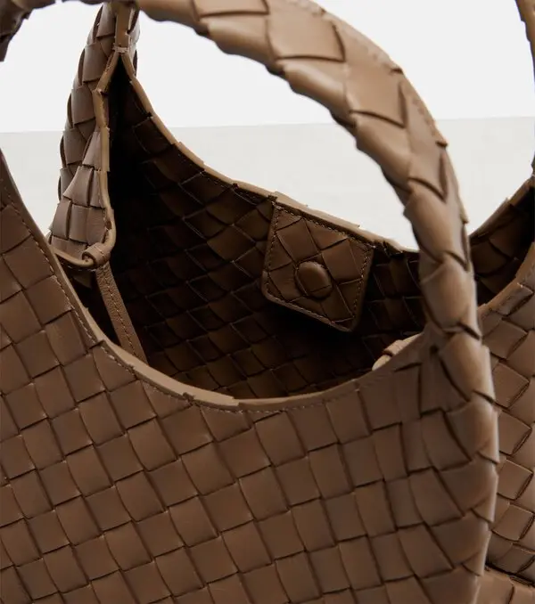 Bottega Veneta Campana Small Shoulder Bag - Brown