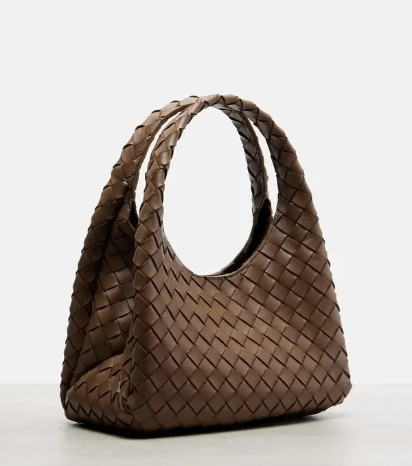 Bottega Veneta Campana Small Shoulder Bag - Brown