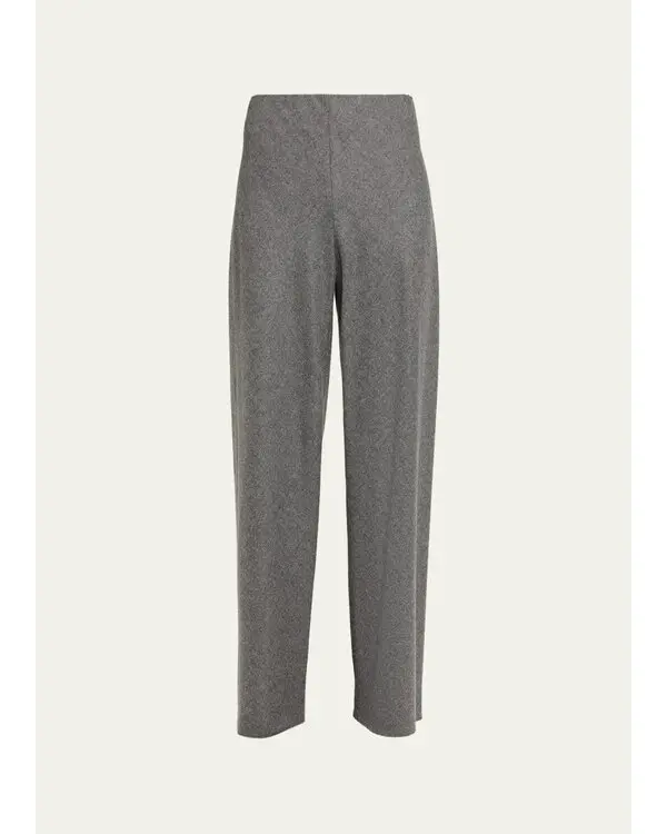 Vince High-rise Wide Leg Wool Trousers