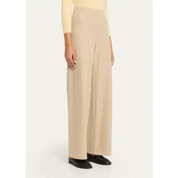 Vince High-rise Wide Leg Wool Trousers