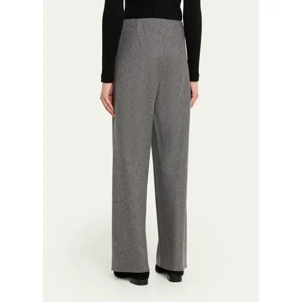 Vince High-rise Wide Leg Wool Trousers