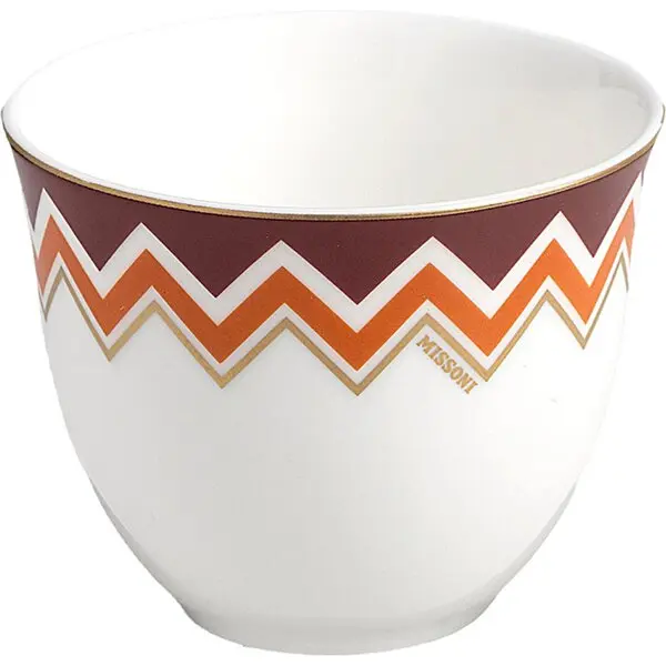Missoni Arabic Cup With Luxury Box 6 Pcs. Set - Multicolor Chevron