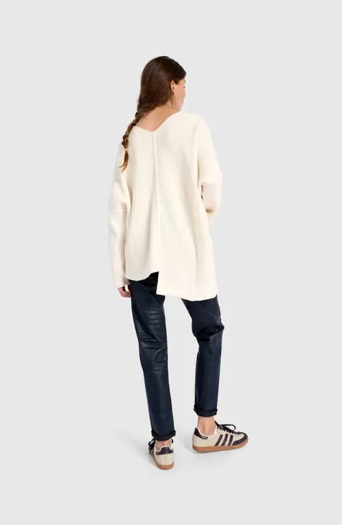 Alembika Bliss Slouchy Sweater - Cream