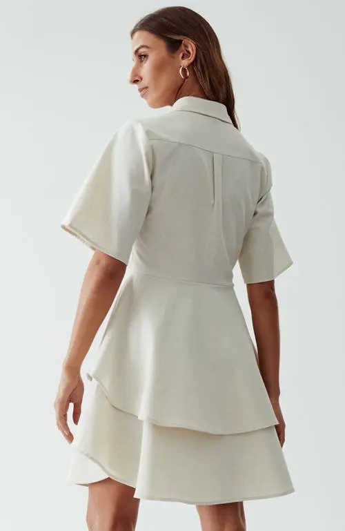 WILLA Hugh Layered Dress - Neutral