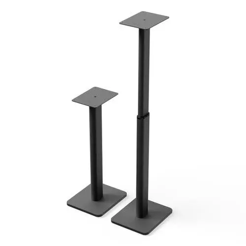 KANTO Sph Universal Height Adjustable Bookshelf Speaker Standspair - Black