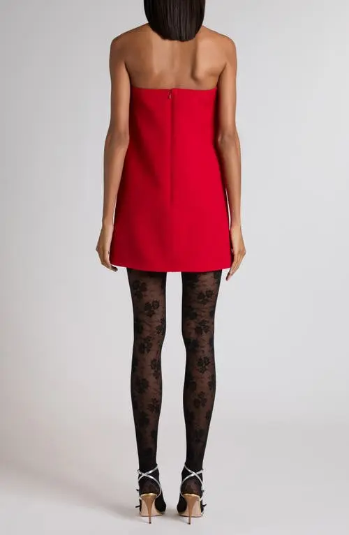 Valentino Garavani Heart-detailed Strapless Minidress
