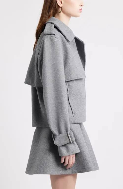 Treasure & Bond Crop Trench Coat