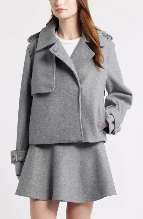 Treasure & Bond Crop Trench Coat