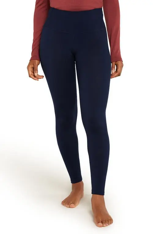 Icebreaker Merino Wool 260 Tech Leggings - Midnight Navy