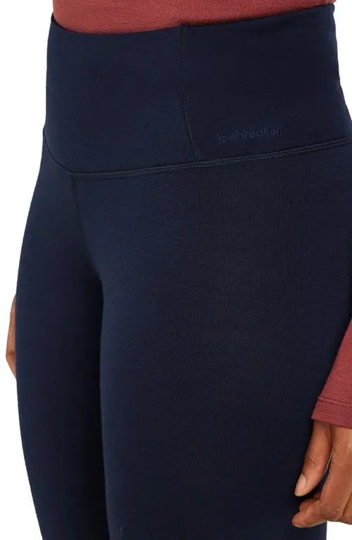 Icebreaker Merino Wool 260 Tech Leggings - Midnight Navy