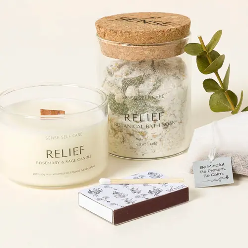 UNCOMMON GOODS Soothing Eucalyptus Meditation Bath Set Sense Self Care