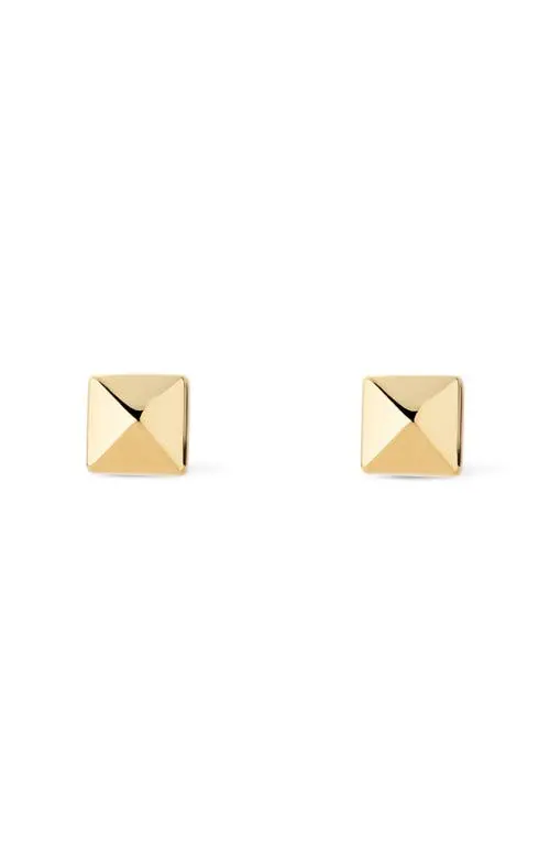 ANA LUISA Solid Pyramid Stud Earrings - Gold