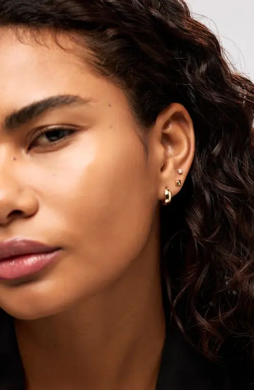 ANA LUISA Solid Pyramid Stud Earrings