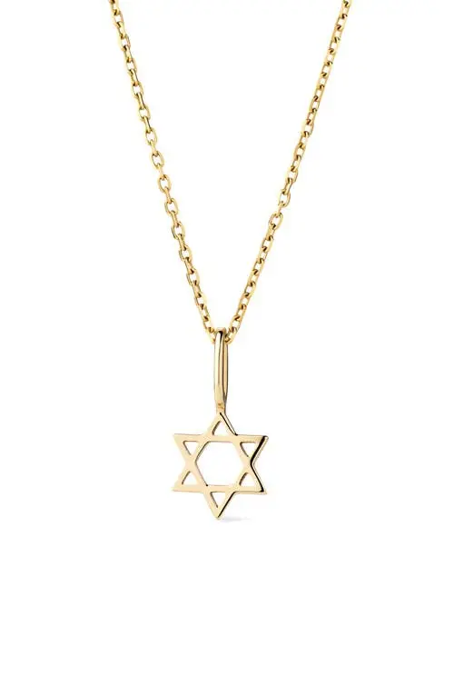 ANA LUISA Star Of David Necklace - Gold