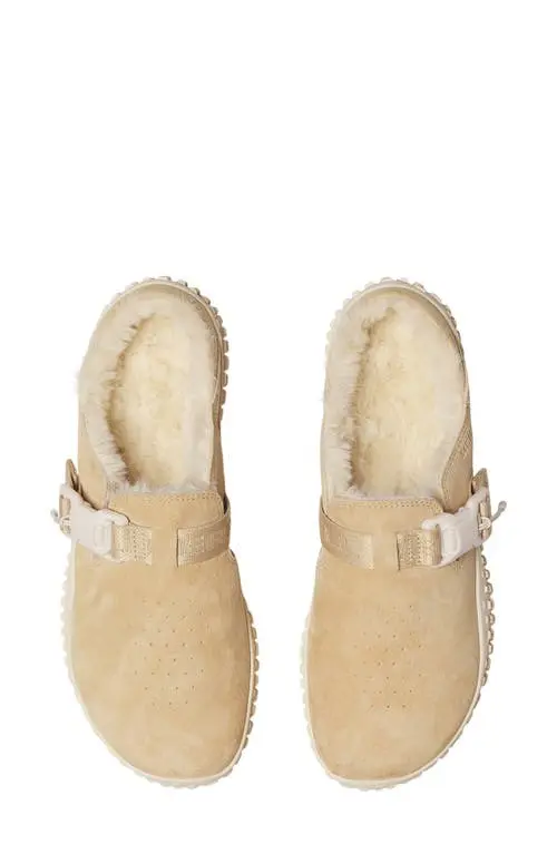 Merrell Wrapt Cozy Faux Shearling Lined Mule - Latte