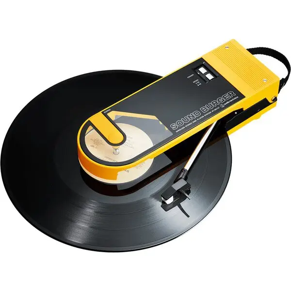 AUDIO-TECHNICA At-sb727 Sound Burger Portable Turntable With Bluetooth - Yellow