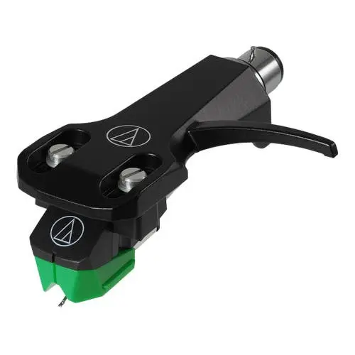 AUDIO-TECHNICA At-vm95e/h Headshell & Mm Cartridge Combo Kit - Green