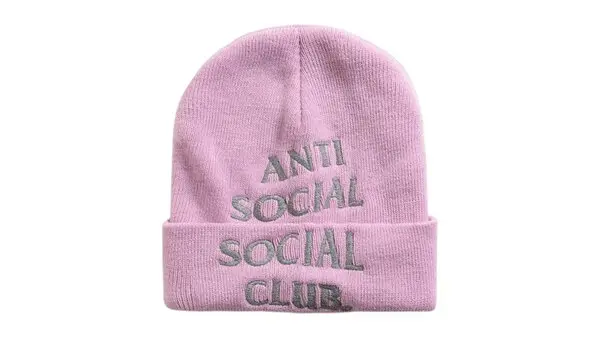 ANTI SOCIAL SOCIAL CLUB Embroidered Beanie - Pink