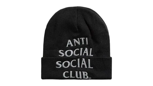 ANTI SOCIAL SOCIAL CLUB Embroidered Beanie - Black