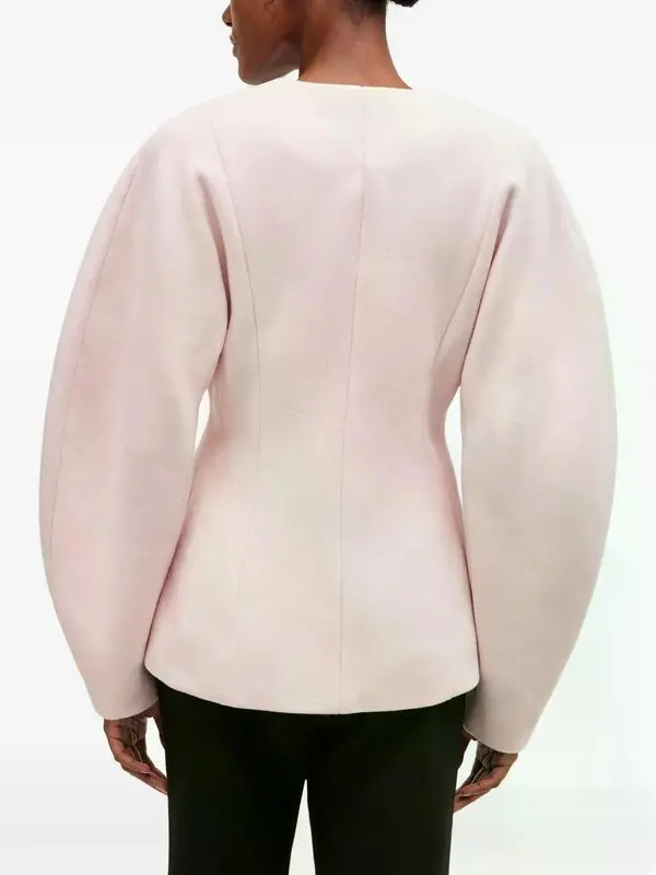 GANNI V-neck Buttoned Blazer