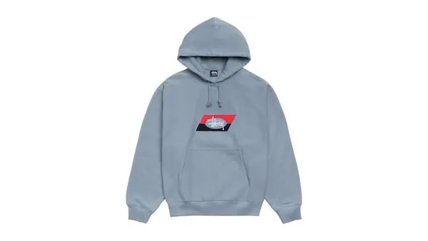 StÜssy Double Stripe Embroidered Hoodie