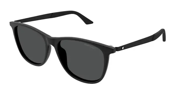 Montblanc Square Sunglasses - Black/smoke (mb0330s/001)