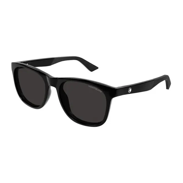 Montblanc Square Sunglasses - Black Black Grey/grey (mb0400s