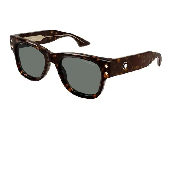 Montblanc Square Sunglasses - Havana Havana Grey/grey (mb0381s