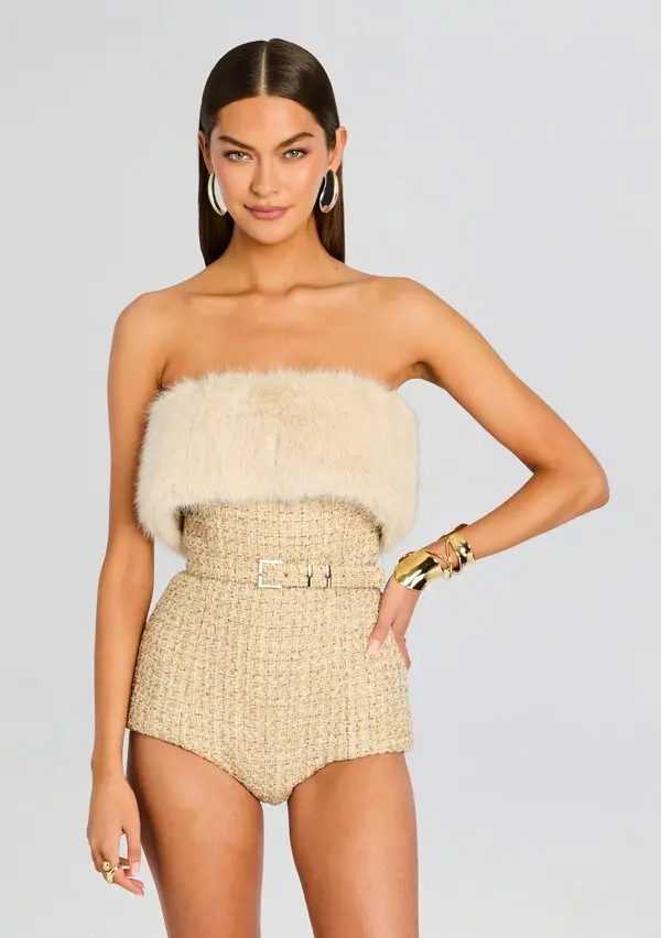 Retrofete Concetta Tweed Romper