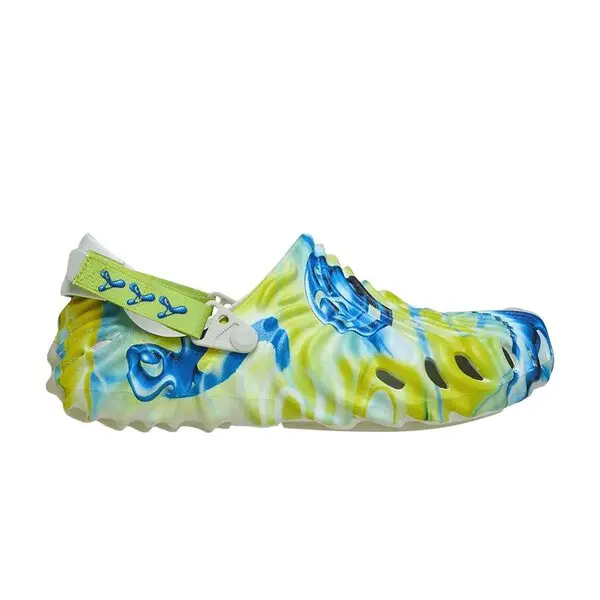 CROCS Salehe Bembury X Kenny Scharf X Pollex Clog 'art Friends Thumbs Up Good Job - Blue
