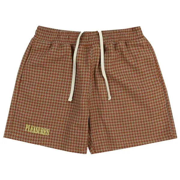 PLEASURES Intercept Houndstooth Shorts