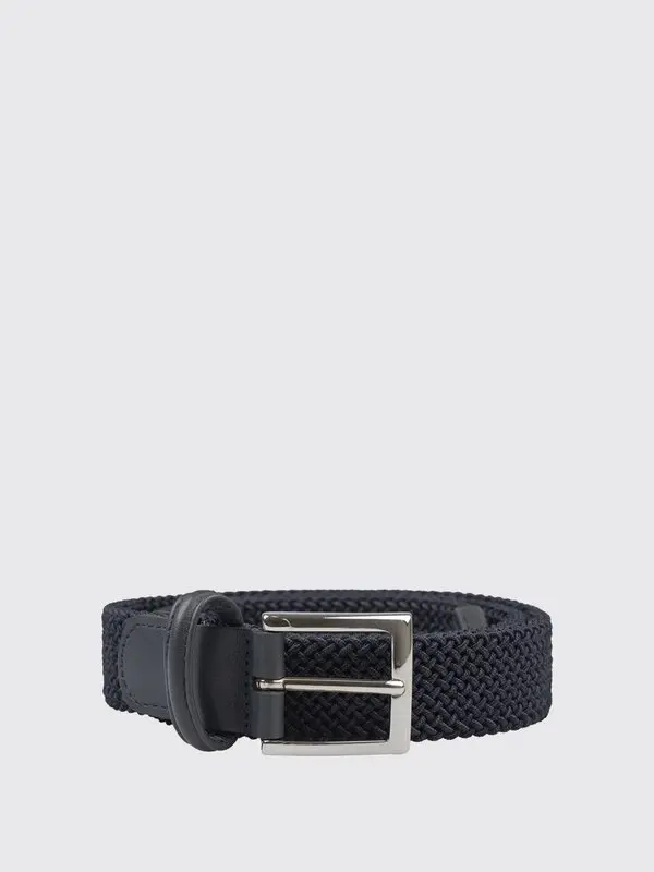 Kiton Woven Belt - Blue