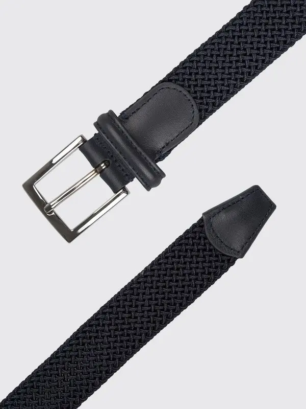 Kiton Woven Belt - Blue