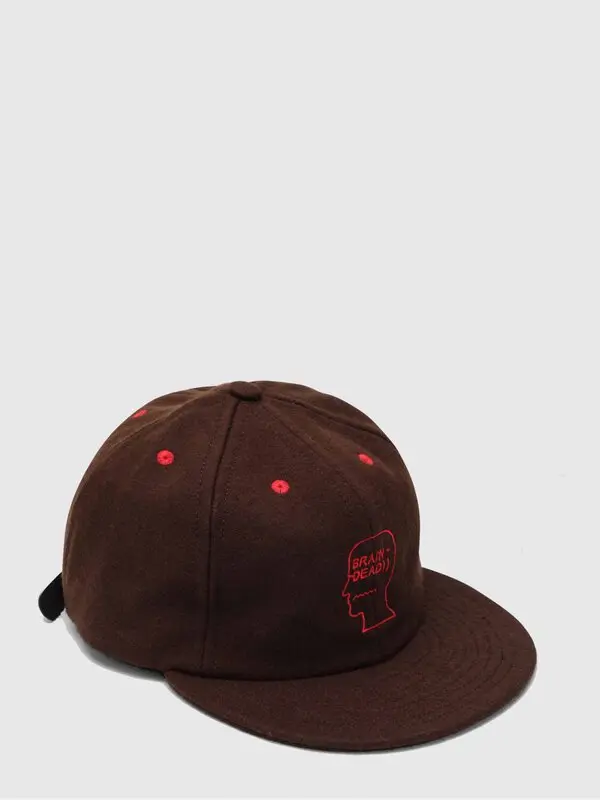 BRAIN DEAD Cap - Brown